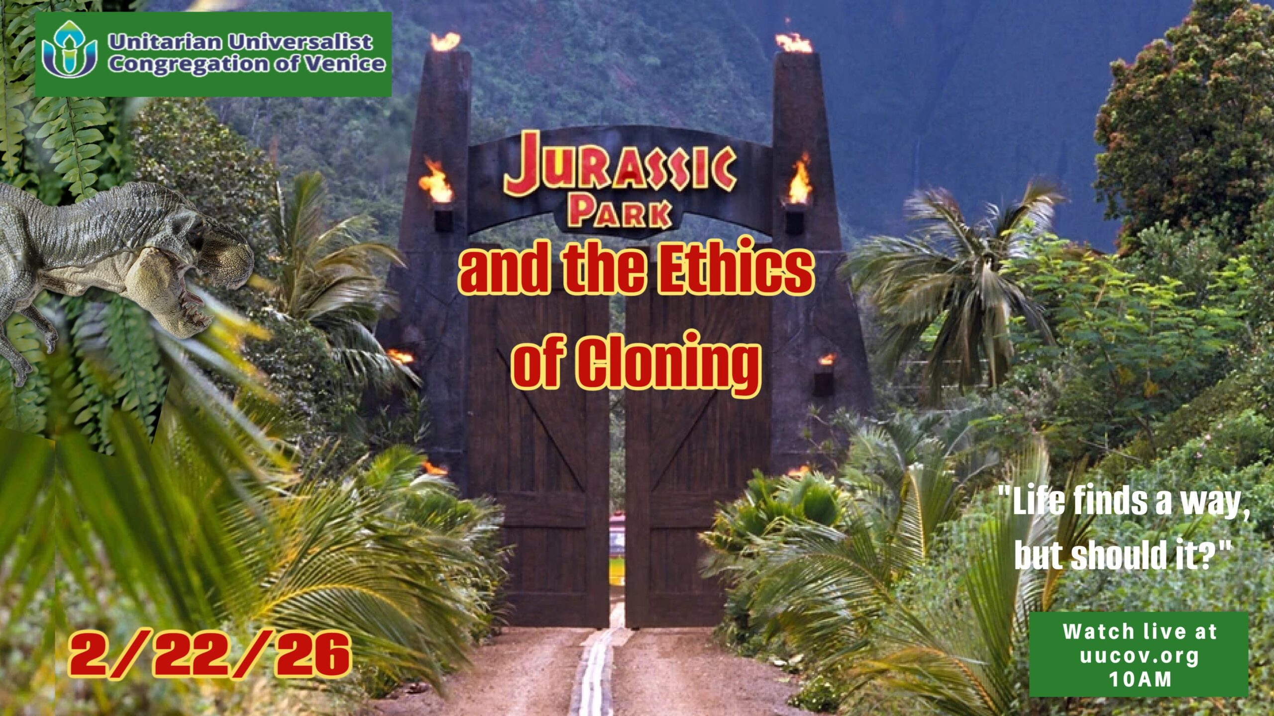 Jurassic Park and the Ethics of Cloning - Unitarian Universalist ...
